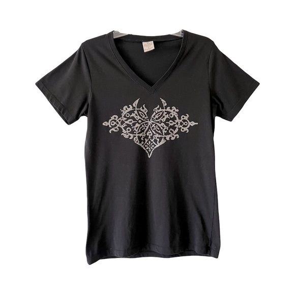Balance Collection | Tops | Balance Collection Black Vneck Short Sleeve ...